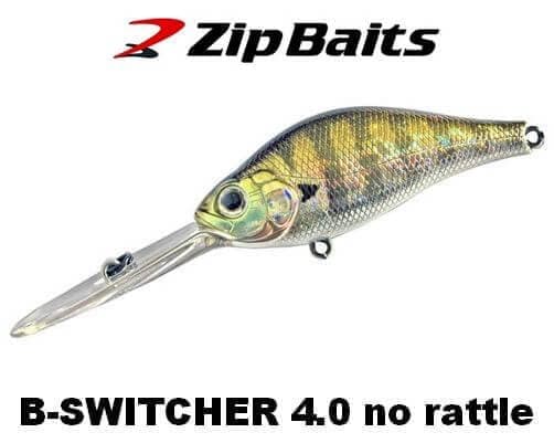 Leurre crankbait Zip Baits B Switcher 4.0 silent (no rattle)
